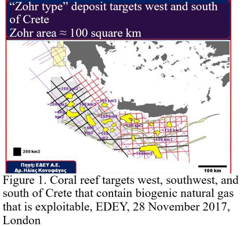 What are the indications that there are giant gas deposits in the Greek ...
