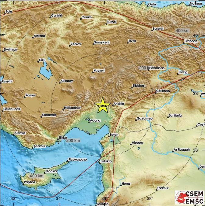 Ταρακουνήθηκαν από 5,5 ρίχτερ τα Άδανα - slpress.gr