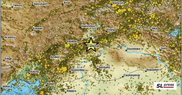 5,2 Ρίχτερ στην Μαλάτια (Μελιτηνή) Τουρκίας - slpress.gr