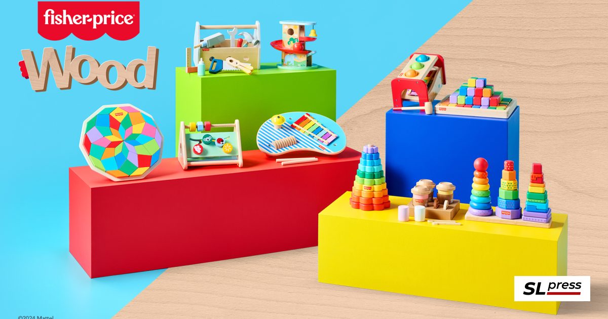 Η Fisher-Price® παρουσιάζει μια νέα σειρά με Ξύλινα Παιχνίδια - slpress.gr