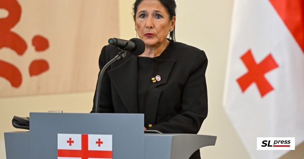 Η πρόεδρος της Γεωργίας αμφισβητεί τις εκλογές: "40% έλαβε το κυβερνόν κόμμα" - slpress.gr