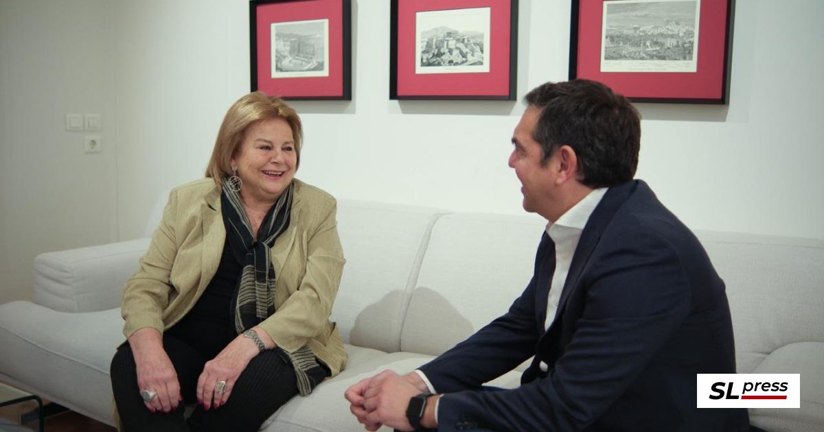 Συνάντηση Αλέξη Τσίπρα και Λούκας Κατσέλη - slpress.gr