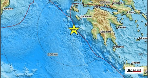 4,9 Ρίχτερ ανοιχτά των Στροφάδων - slpress.gr