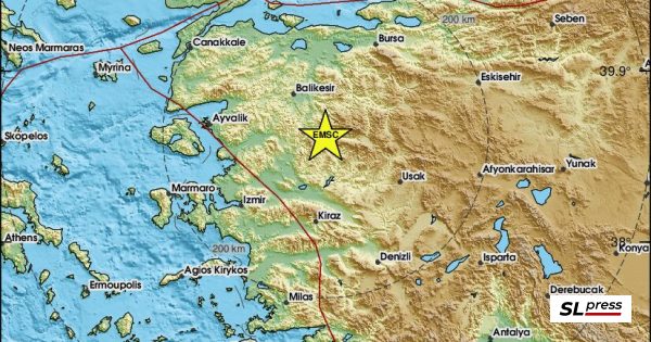 5 Ρίχτερ στη δυτική Τουρκία - slpress.gr